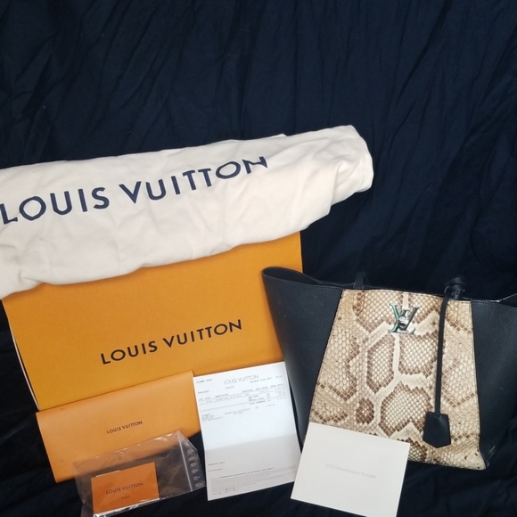 Louis Vuitton | Bags | Loius Vuitton Lockme Cabas Handbag | Poshmark